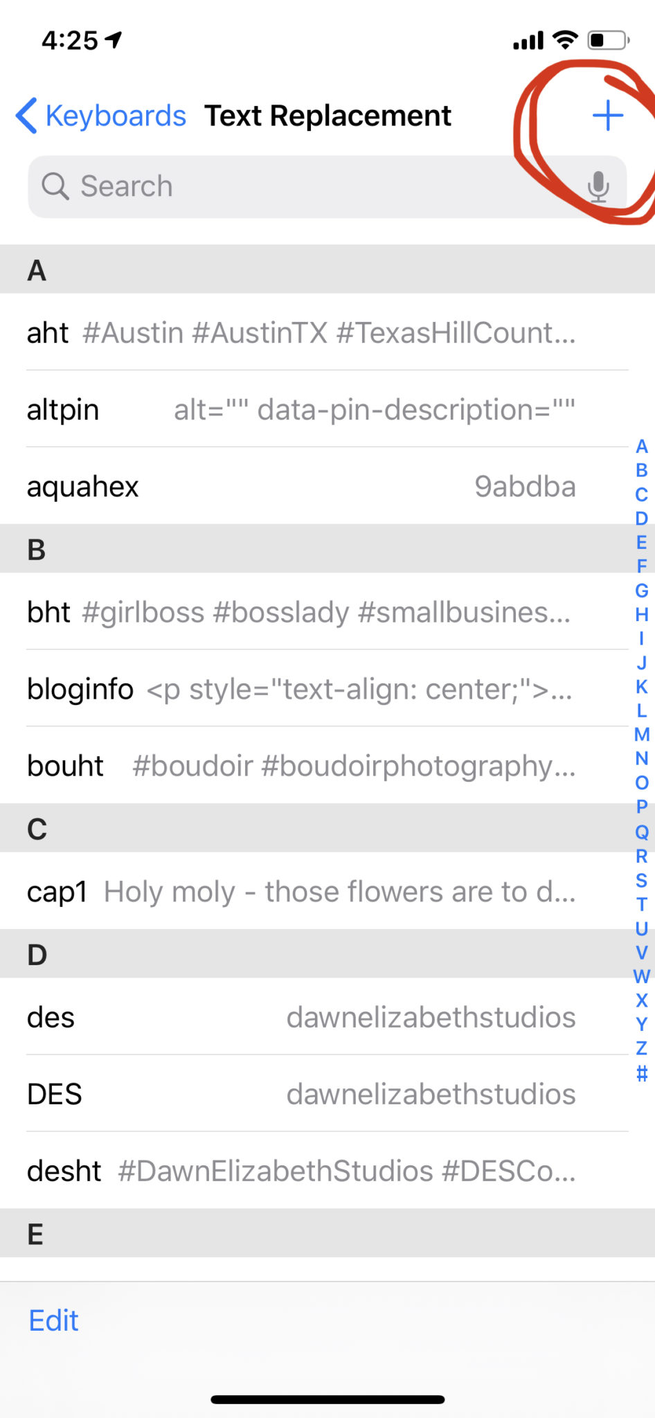 My Productivity Secret: Text Replacement - Tech Savvy Creative