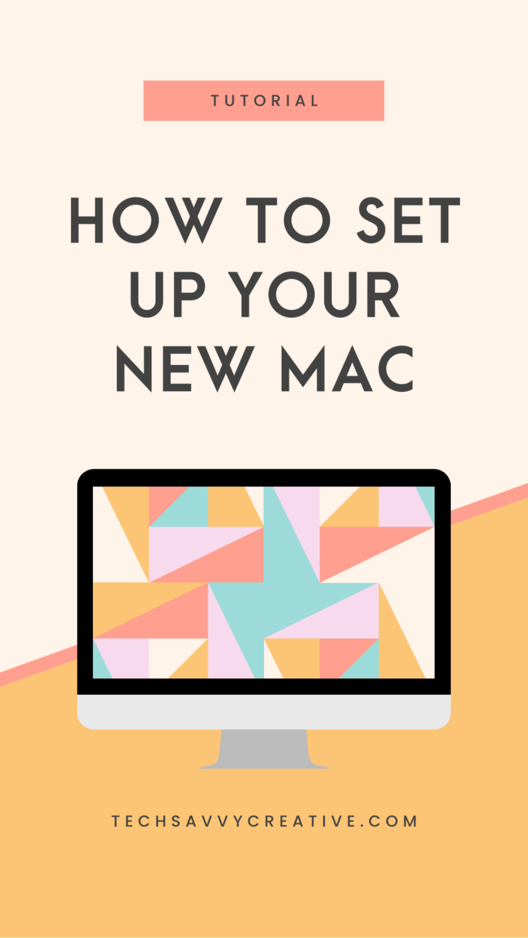 How to Set Up a New Computer - Tech Savvy Creative